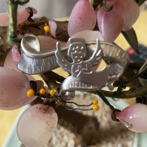 Vintage | Jewelry | Vintage Silver Angel Brooch | Poshmark